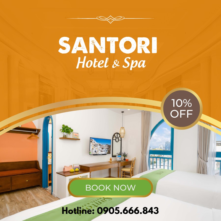 ĐỘC LẠ SANTORI: ƯU ĐÃI DÀNH RIÊNG CHO NGƯỜI CON QUẢNG NGÃI